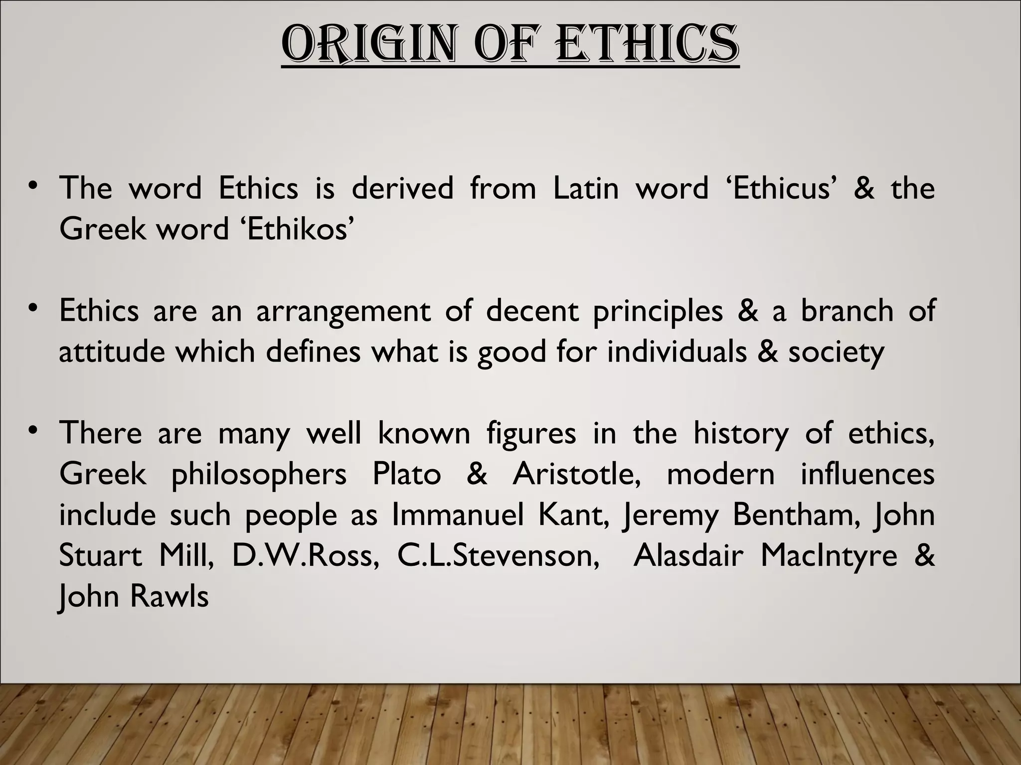Ethics ppts | PPT