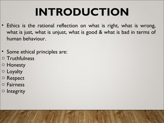 INTRODUCTION TO ETHICS | PPT