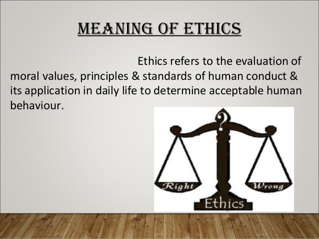INTRODUCTION TO ETHICS