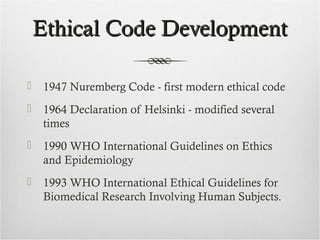 Ethics presentation | PPT