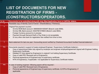 Rules and regulation of Pakistan Engineering Council (PEC) | PPTX