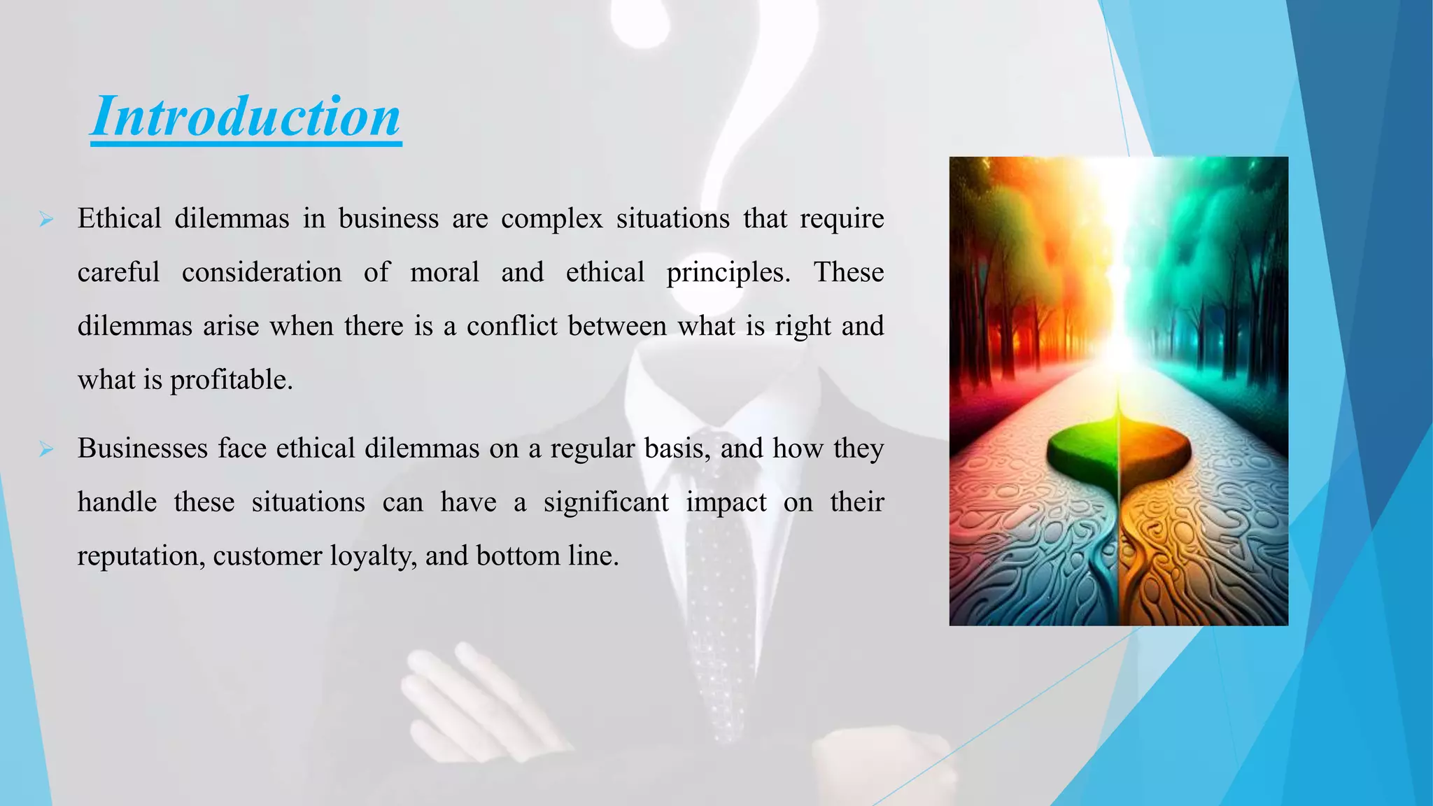 Ethical Dilemmas in Business | PPTX