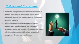 Ethical Dilemmas in Business | PPTX