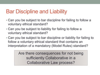 The Evolving Landscape of Collaborative Law Ethics | PPTX