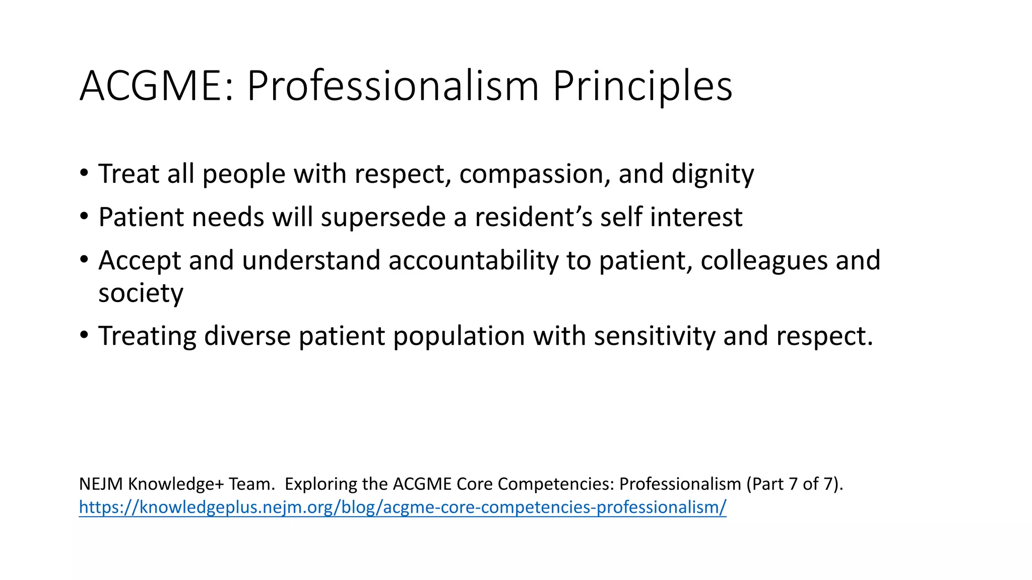 What is Medical Professionalism? (What is Professionalism in Medicine ...