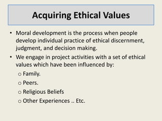 Ethics & professional responsibilities | PPTX