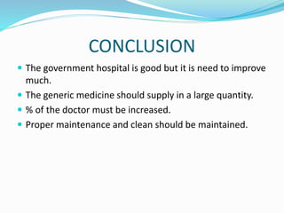 ppt of k c general hospital | PPTX