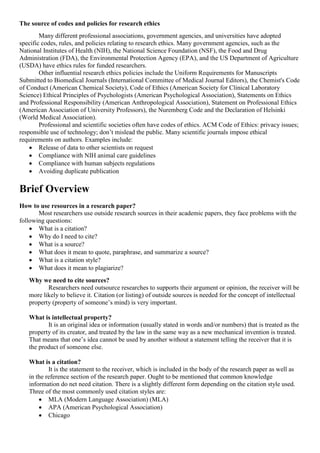 Ethics report | DOCX