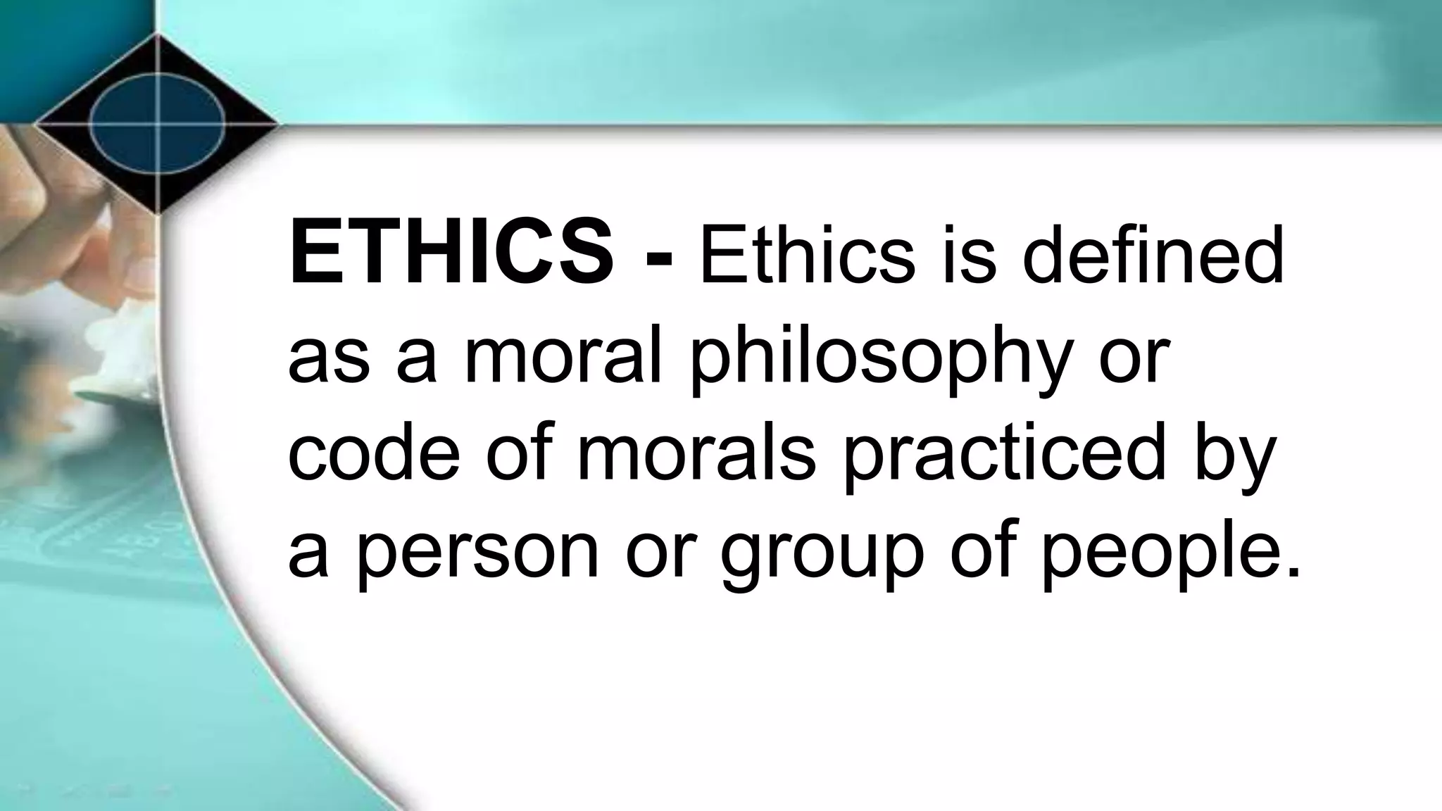 Ethics, Roles, and Responsibilities of Entrepreneur (PPT) | PPTX