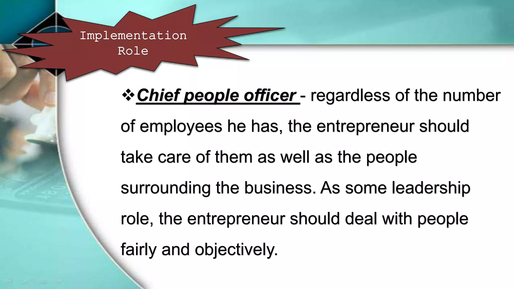 Ethics, Roles, and Responsibilities of Entrepreneur (PPT) | PPTX