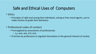 Ethics,security and privacy control | PPTX