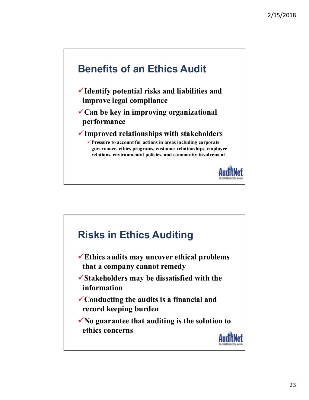 Superseded Ethical Standards For Auditors – GDQHA