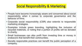 Ethics & Social Responsibility.pptx | Marketing and Advertising | Business