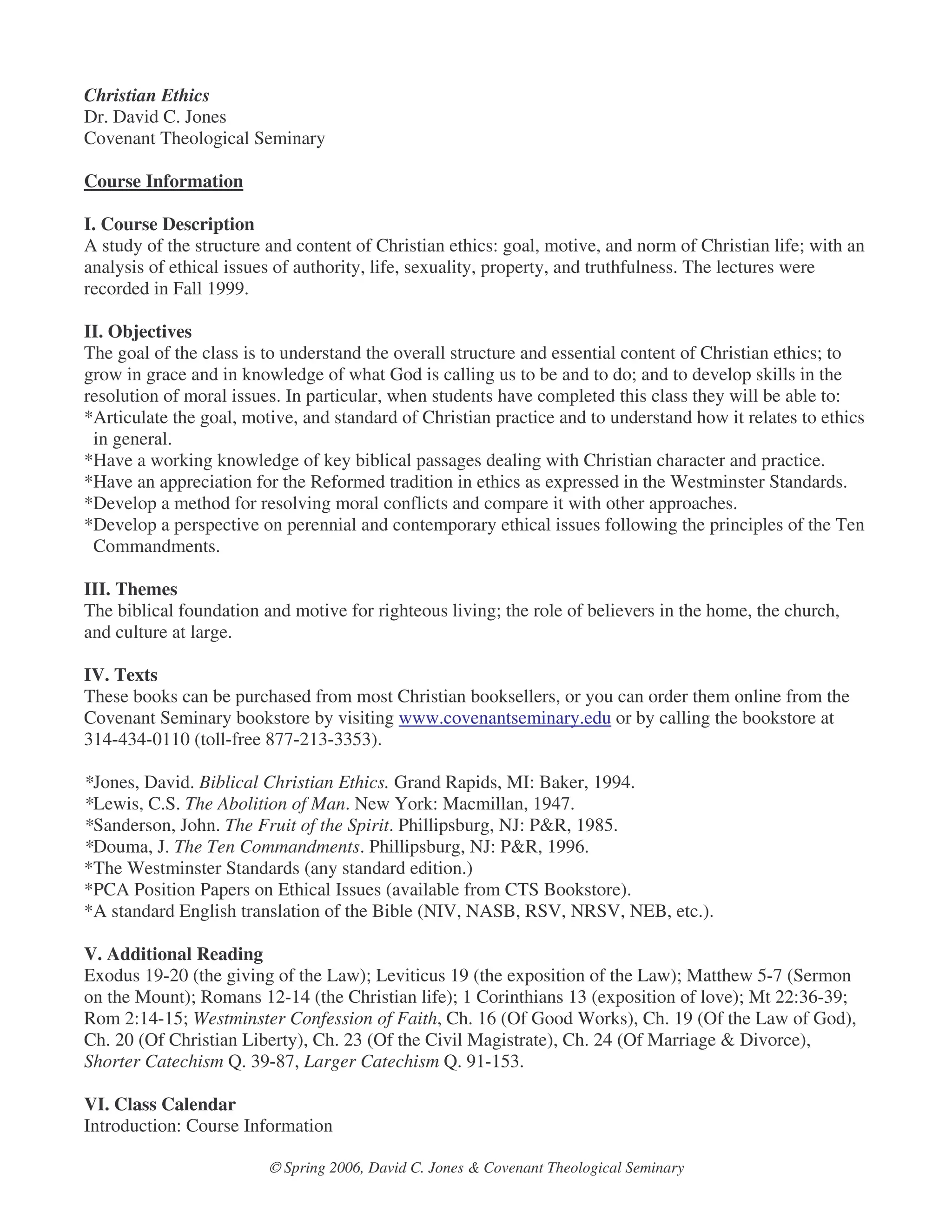 Ethics For Theologians and Personal Growth | PDF