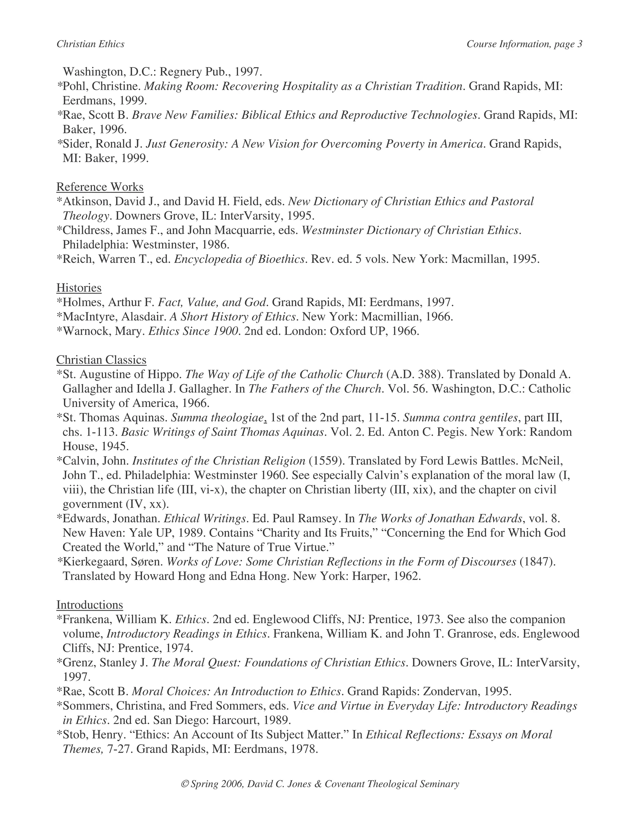 Ethics For Theologians and Personal Growth | PDF