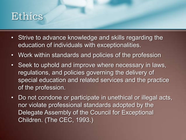 Ethics teaching student with asd | PPT