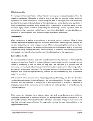 Ethics unit i_introduction | PDF