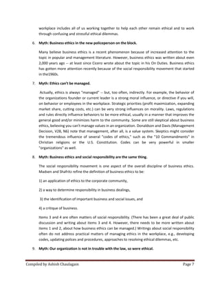 Ethics unit i_introduction | PDF