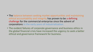Ethics, Values and the Corporate Governance.pptx