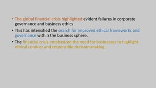 Ethics, Values and the Corporate Governance.pptx