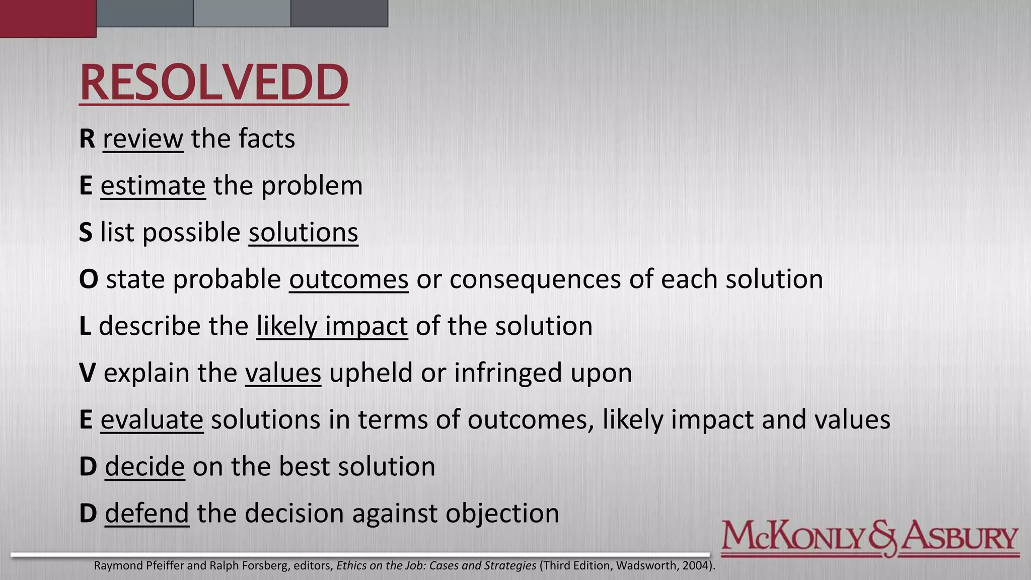 Ethics, Integrity and Trust | PPTX