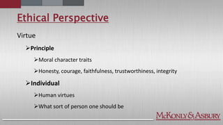Ethics, Integrity and Trust | PPTX