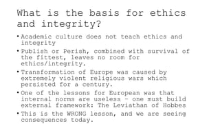 Research Ethics & Integrity: An Islamic Perspective | PPT