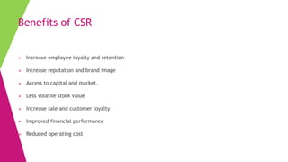 CSR in Zong | PPTX
