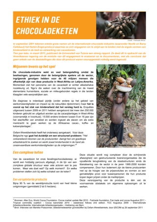 Ethiek in de chocoladeketen | PDF