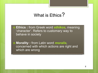 ETHICS | PPTX