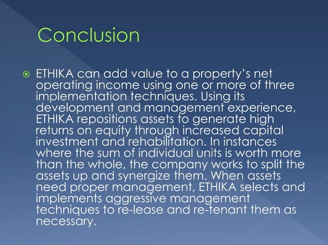 ETHIKA Investments, LLC | PPTX