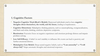 Etiology of depressive disorders in clinical psychology.pptx