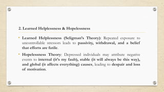 Etiology of depressive disorders in clinical psychology.pptx