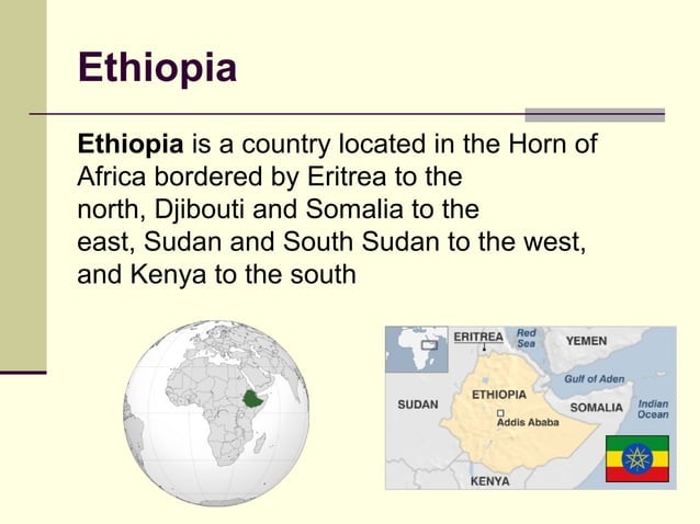 Introduction to Country Profile Ethiopia | PDF