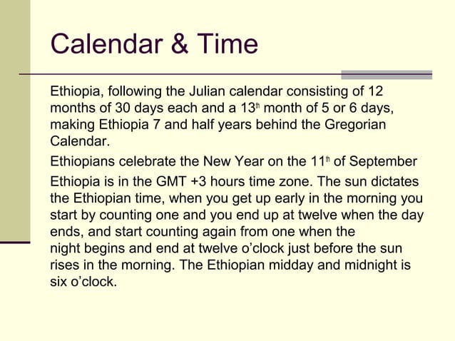 Introduction to Country Profile Ethiopia | PDF