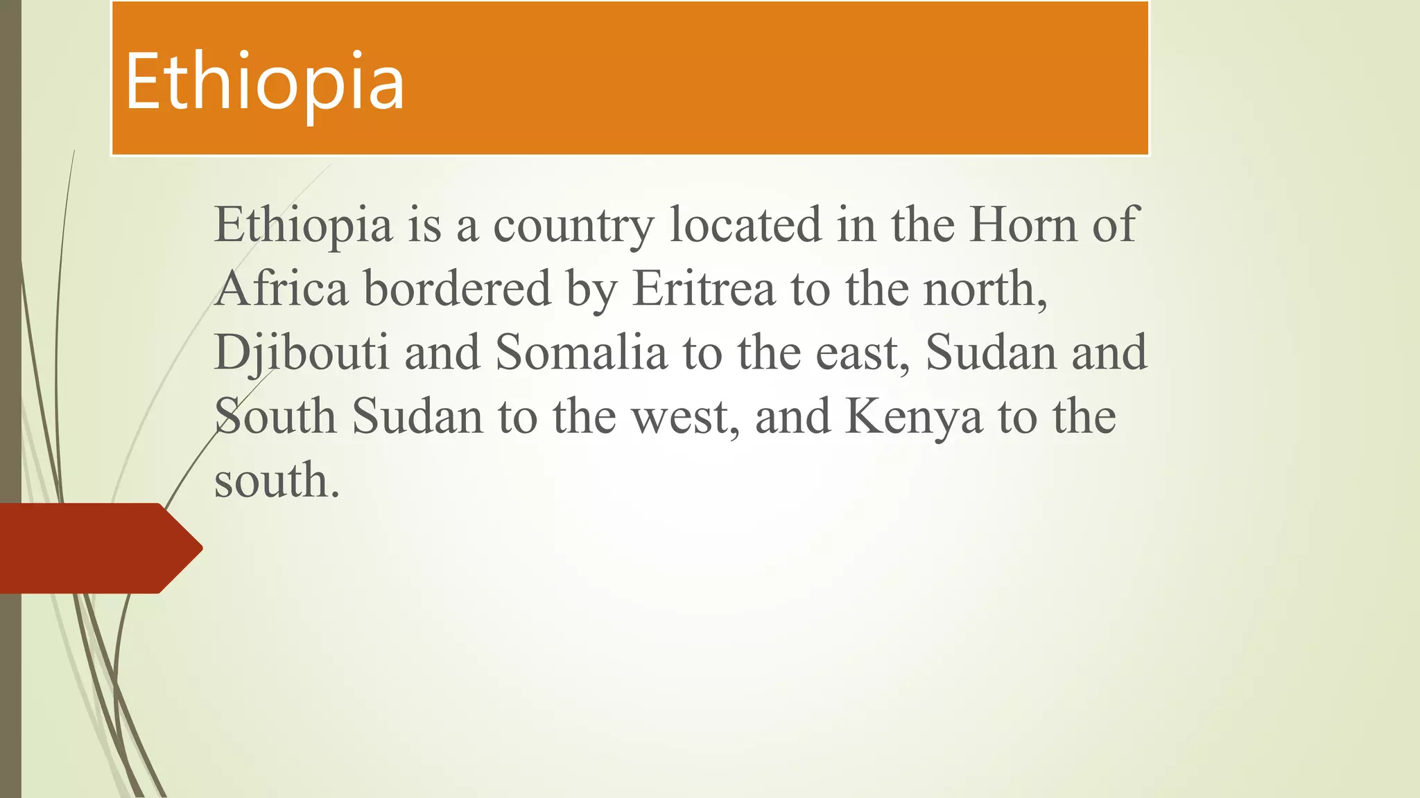 Ethiopia presentation | PPTX