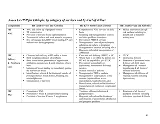 Essential Package of Health Services Country Snapshot: Ethiopia | PDF
