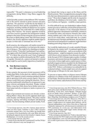 Ethiopia after PM Meles or Legesse Zenawe 1900-2012 | PDF