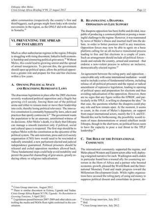 Ethiopia after PM Meles or Legesse Zenawe 1900-2012 | PDF