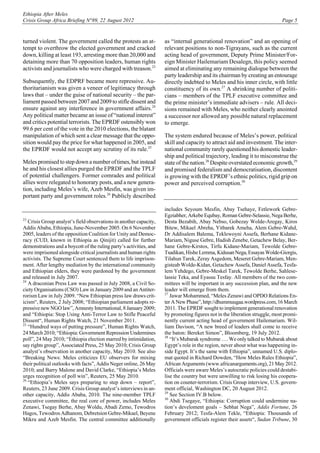 Ethiopia after PM Meles or Legesse Zenawe 1900-2012 | PDF