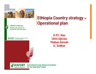 Ethiopia country strategy operational plan | PPT