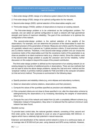 Ethiopia geodetic network | PDF