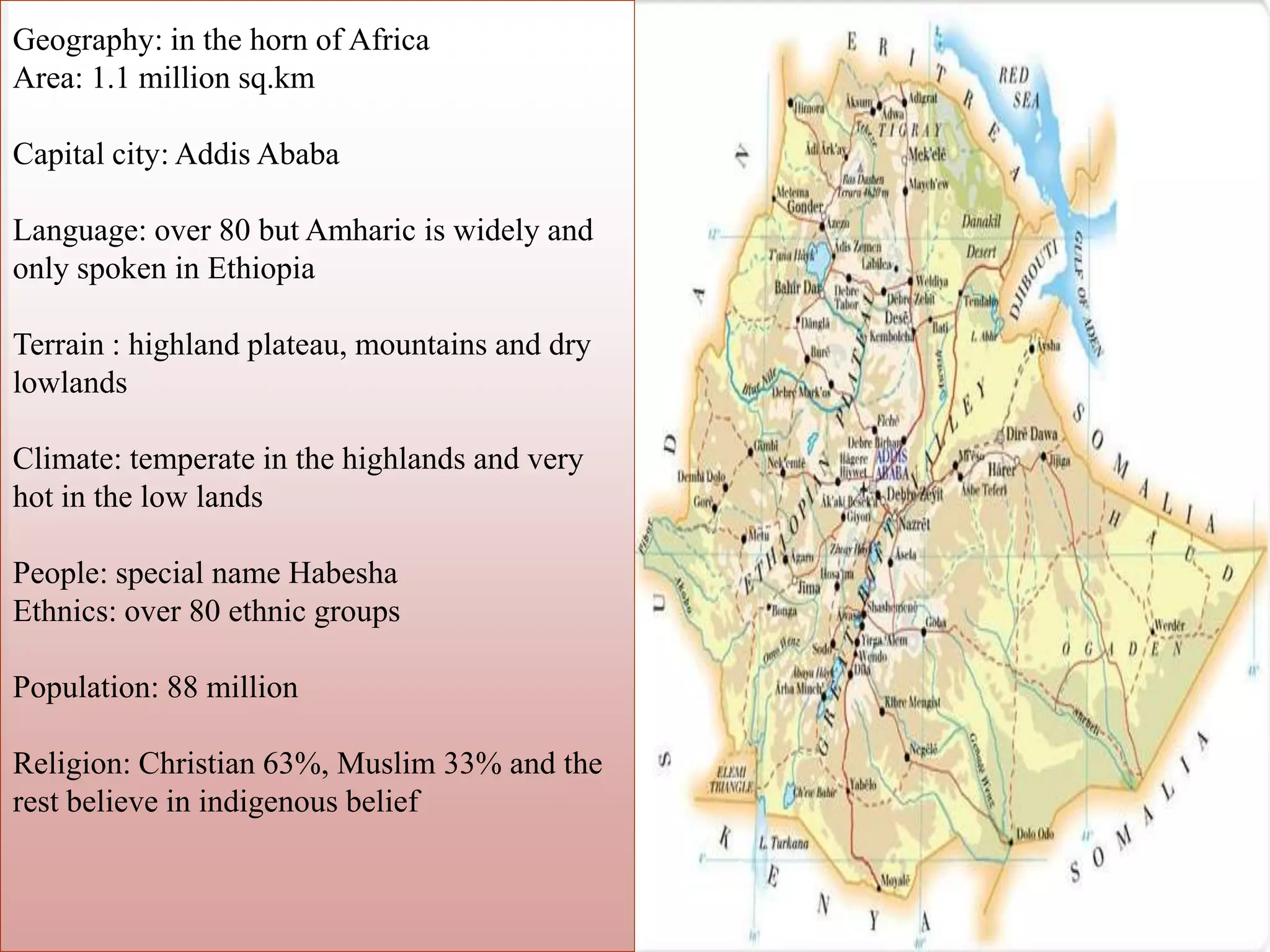 Ethiopia introduction | PPTX