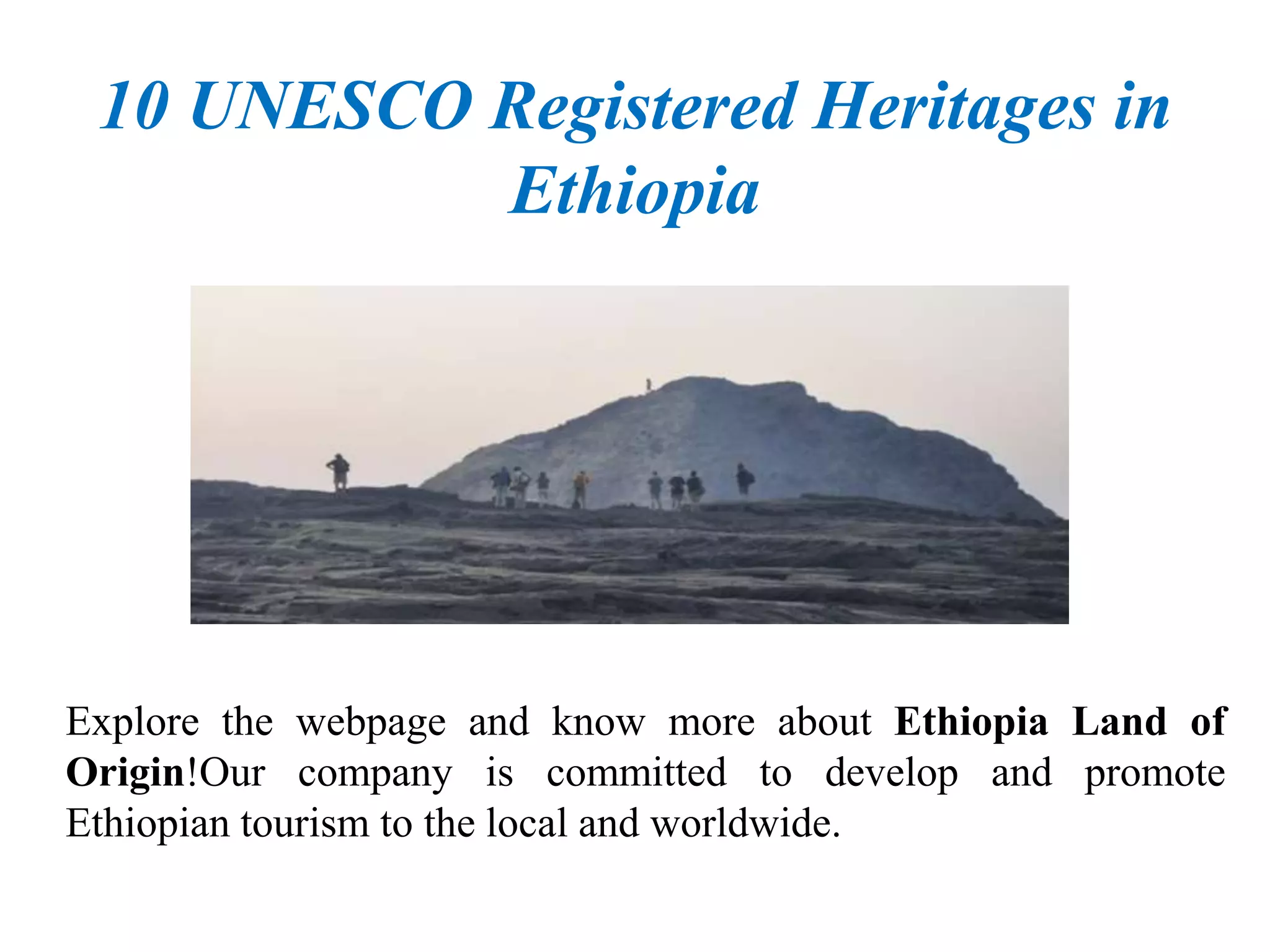 Ethiopia land of origin | PPTX