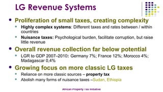 Local Government Revenues: Sources, Challenges and Reforms | PPT