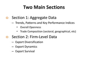 Ethiopian exports growth characteristics, dynamics and survival berihu ...