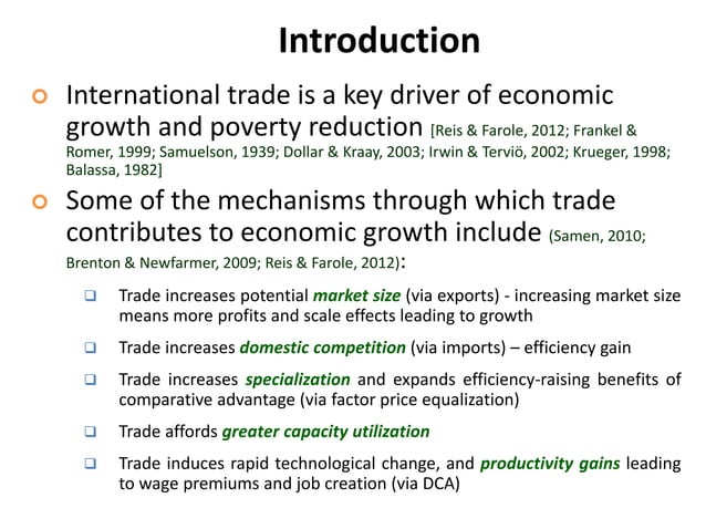 Ethiopian exports growth characteristics, dynamics and survival berihu ...