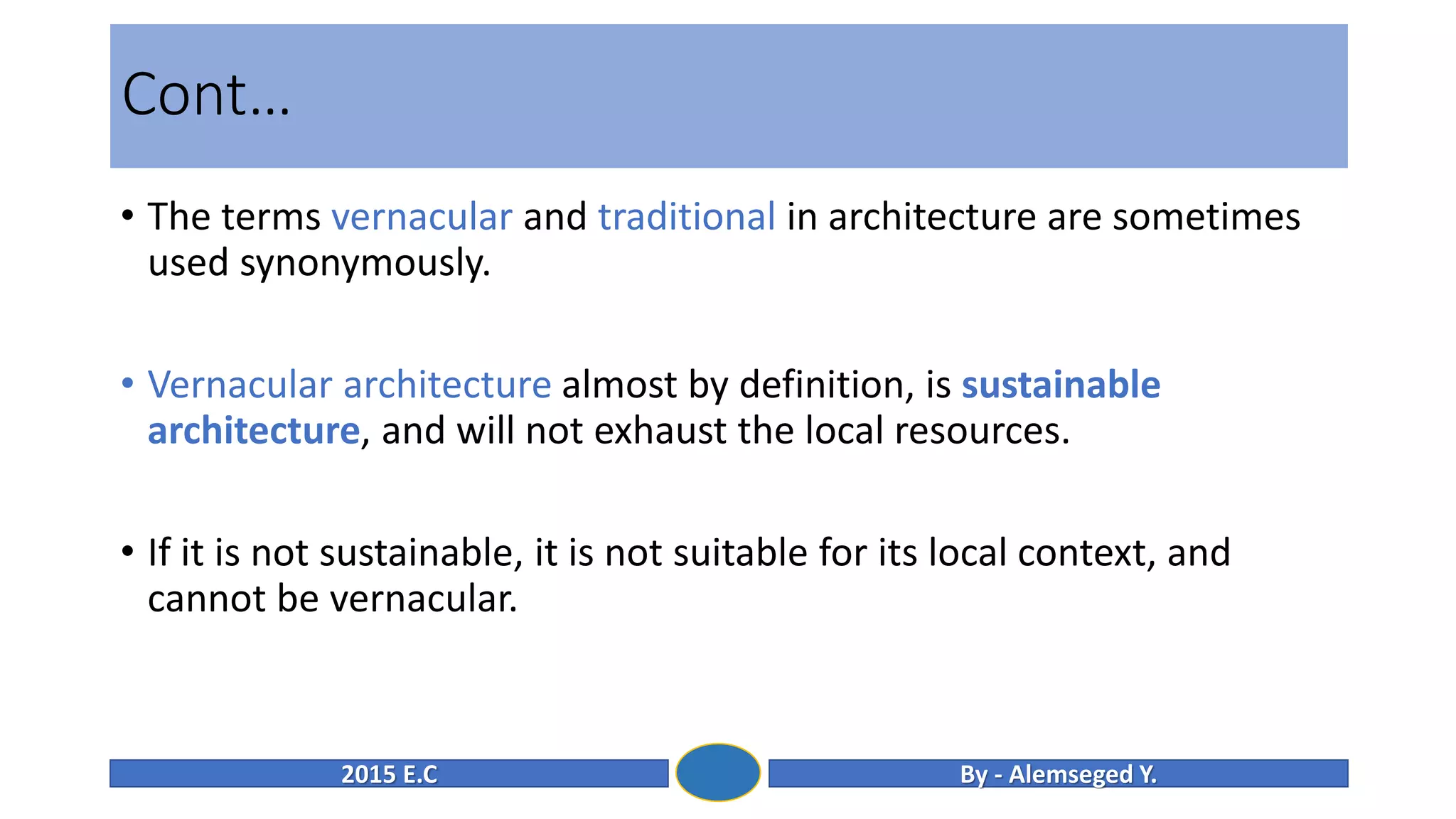 ETHIOPIAN VERNACULAR ARCHITECTURE.pptx