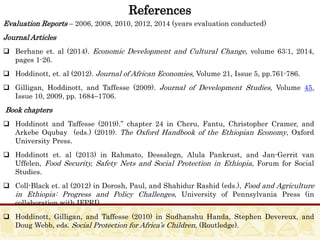 Lessons from Ethiopia's Productive Safety Net Programme, presented by ...