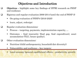 Lessons from Ethiopia's Productive Safety Net Programme, presented by ...